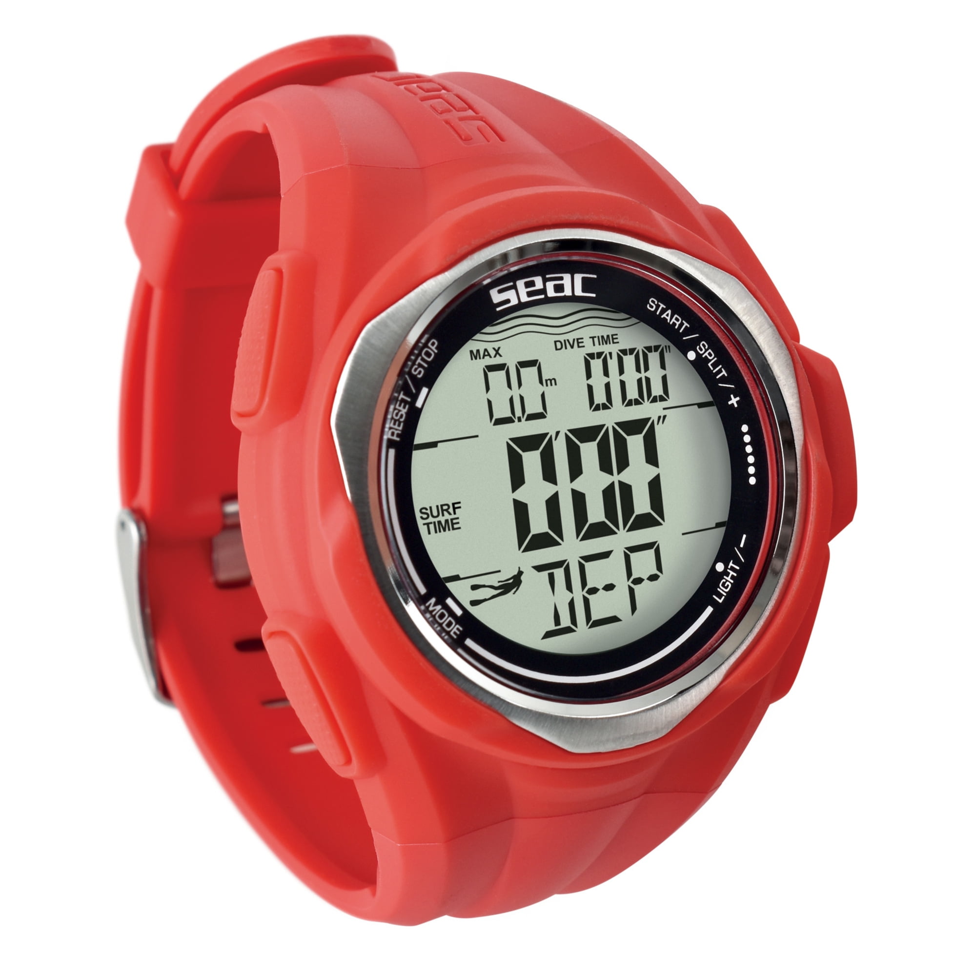 Seac Partner, wrist-mount freediving computer (red, standard) - Walmart.com