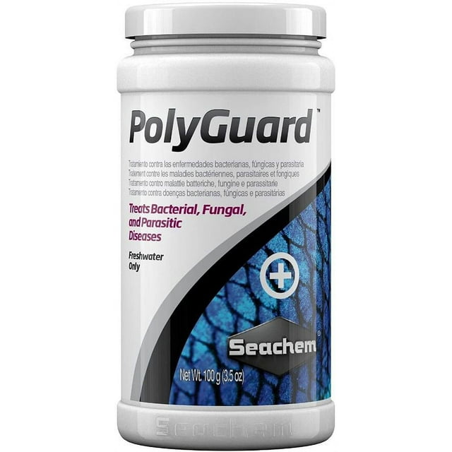 Seachem PolyGuard Treat Bacterial, Fungal, and Parasitic Diseases for ...