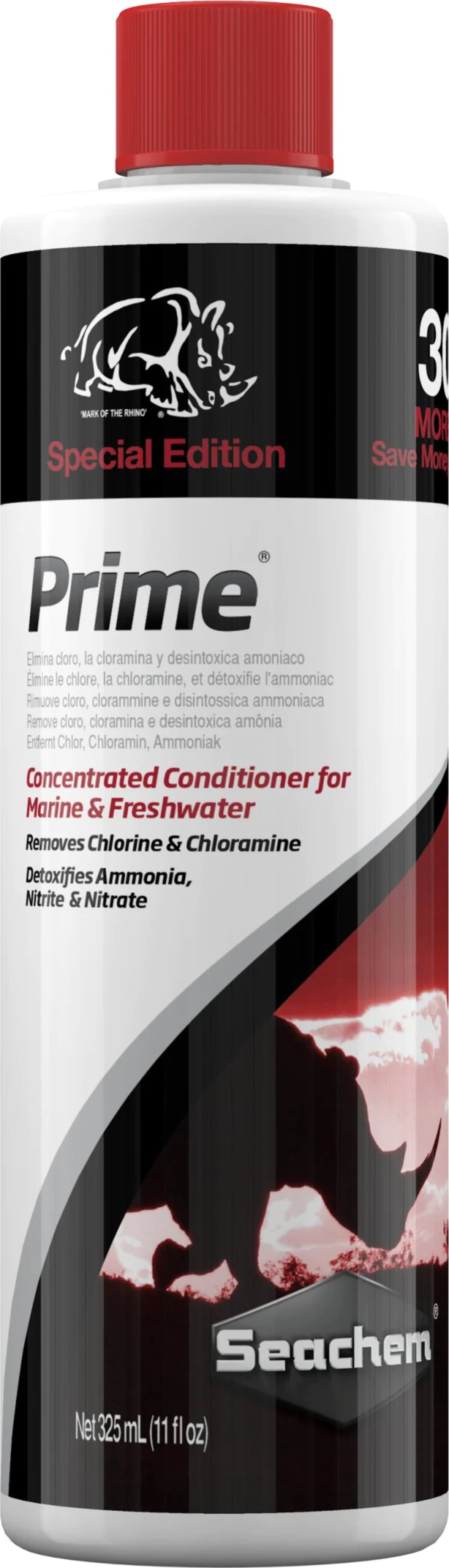 Seachem Prime - Concentrated Conditioner For Marine & Freshwater 11 ...