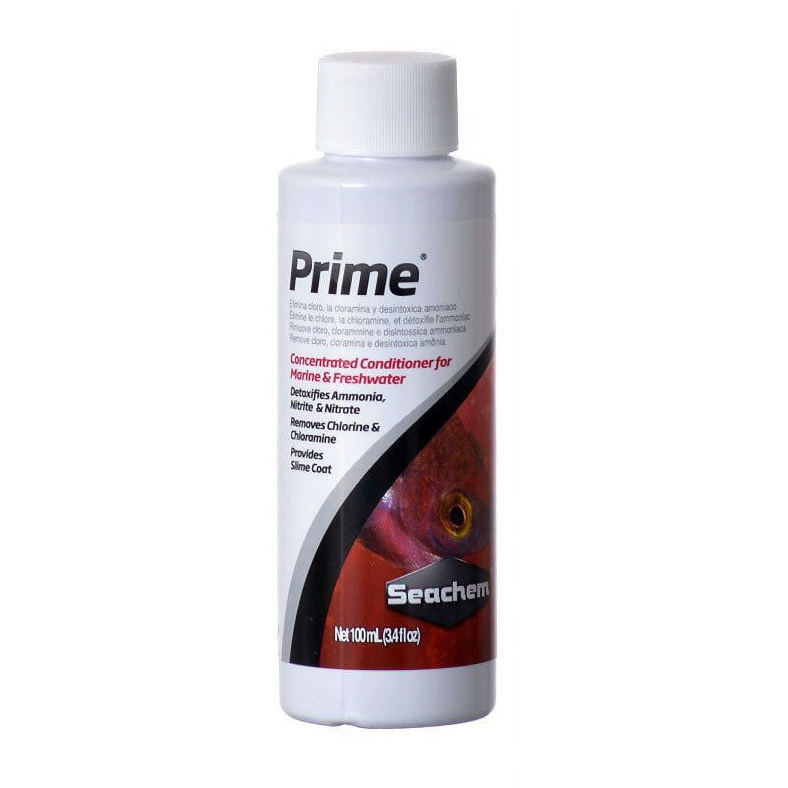 Seachem Prime Water Conditioner F/W &S/W 100 ml (3.4 oz) (6 Pack ...