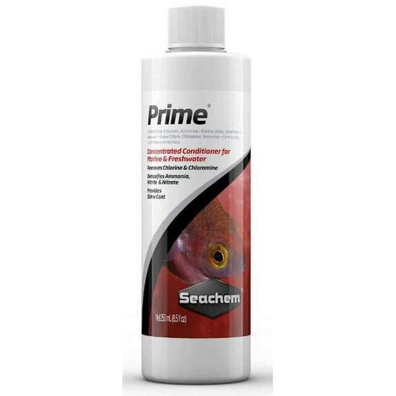 Seachem Prime Water Conditioner F/W &S/W [Aquarium, Ammonia Removers] 500 ml (16.9 oz) - Walmart.com