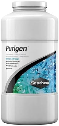 Seachem Purigen Organic Filtration Resin - Fresh and Saltwater 1L (167 ...
