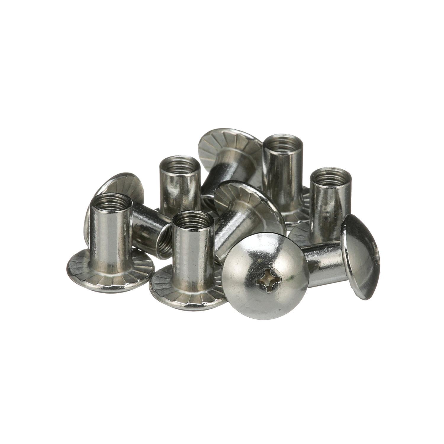 Seachoice 18-8 Stainless Steel Phillips Barrel Nuts w/Truss Head, 3/8 ...