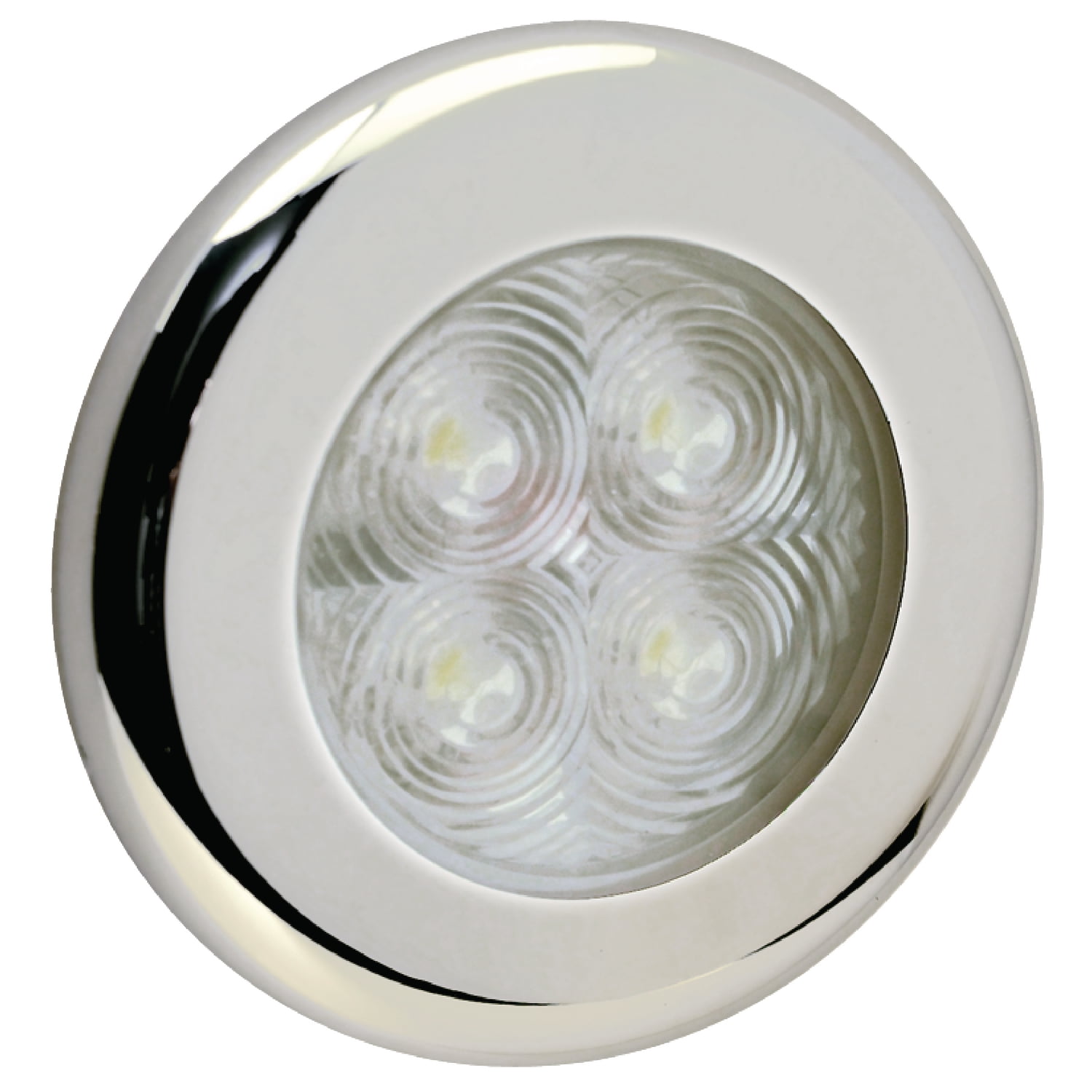 Seachoice 3101 Led Interior Courtesy Light With Both Chrome And White ...
