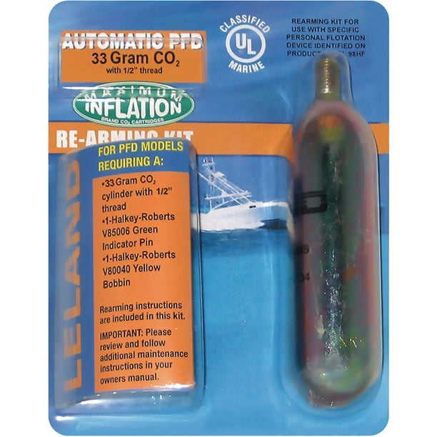 Seachoice 33G Automatic Re-Arm Kit For Inflatable Vests 85860, 85840 ...