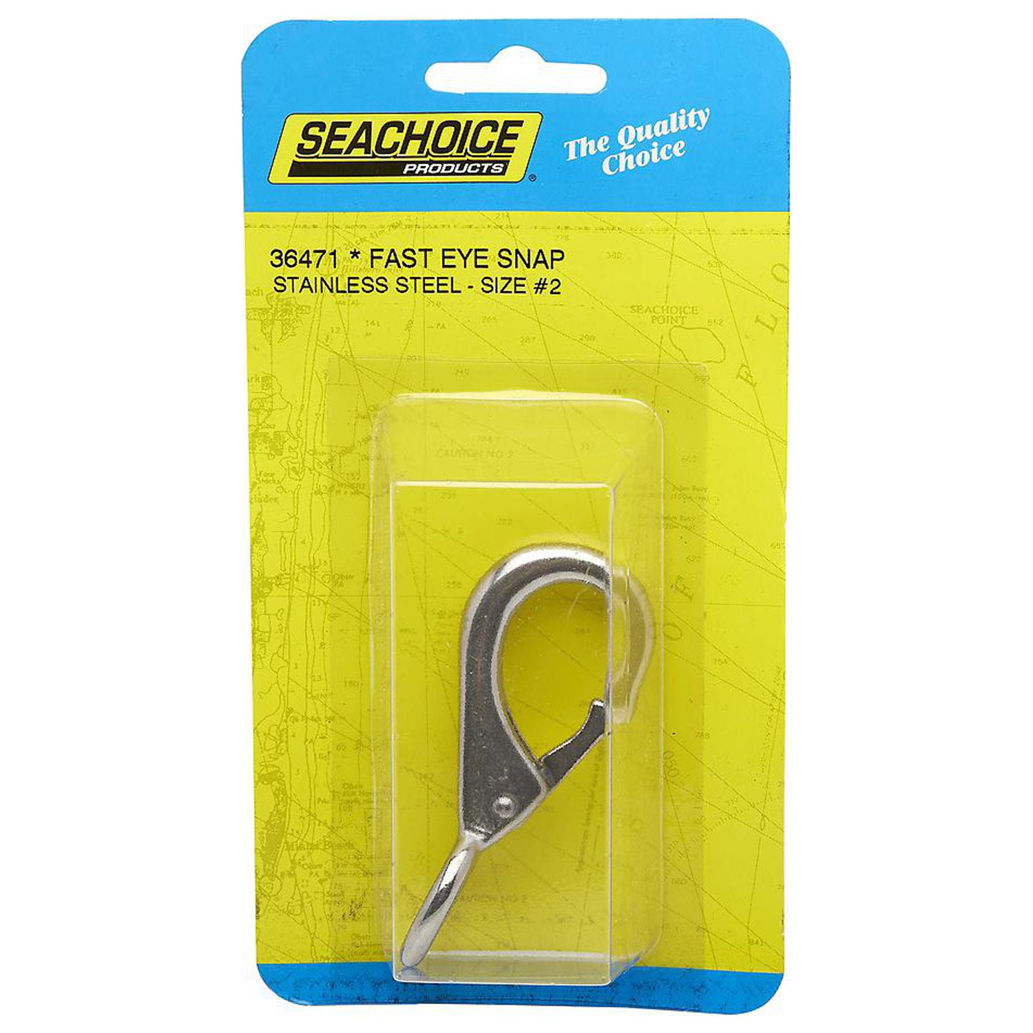 Seachoice 36471 Stainless Steel Fast Eye Snap - Walmart.com