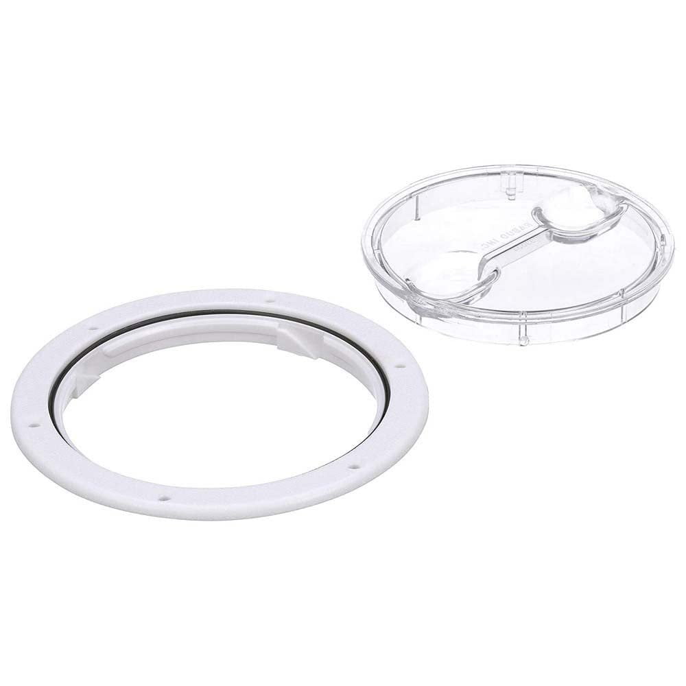 Seachoice 39291 4-Inch Polypropylene Twist 'N' Lock 4 inch Deck Plate ...