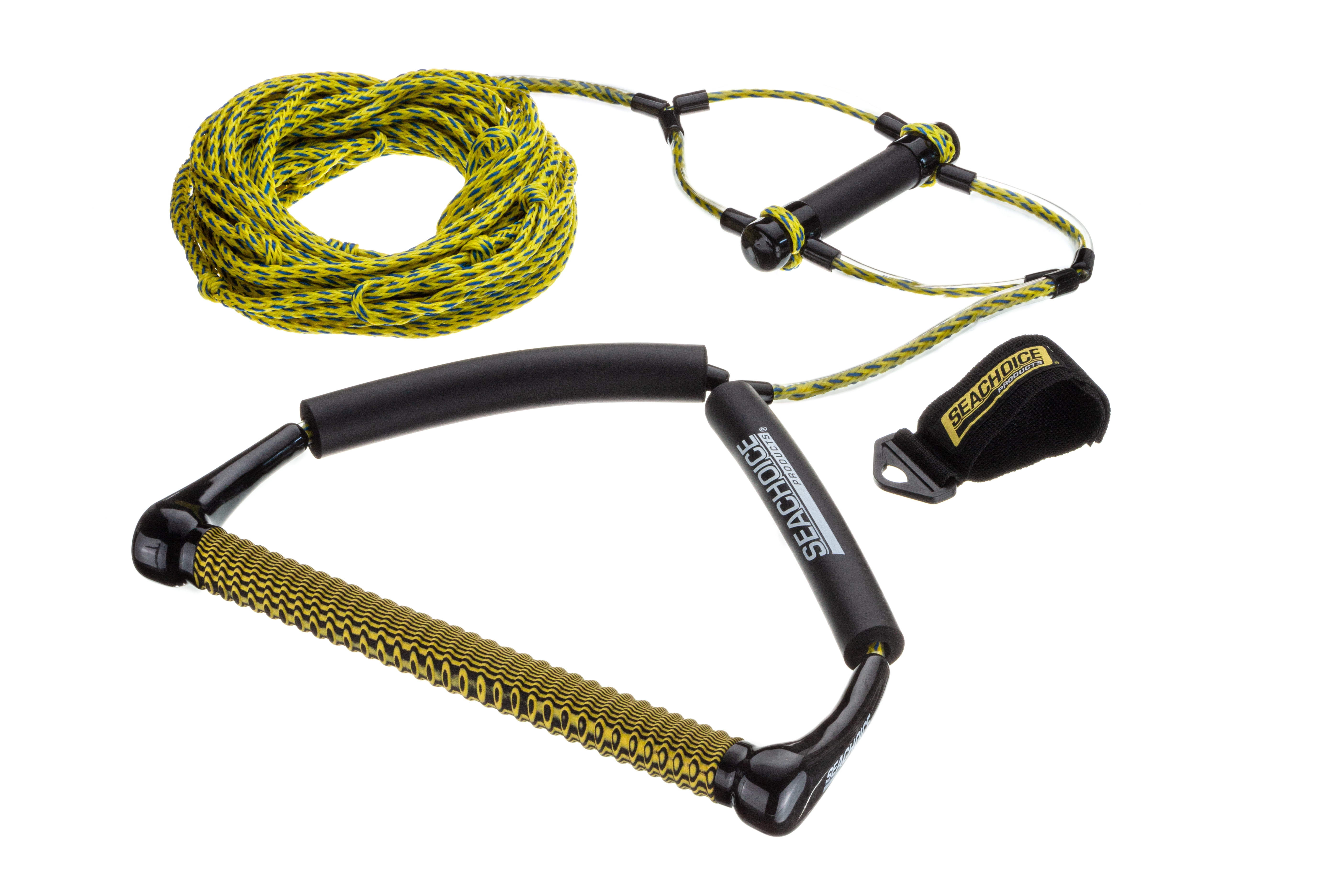 Seachoice 4-Section Wakeboard Rope, 70 Ft. Long, 15 In. Handle w ...