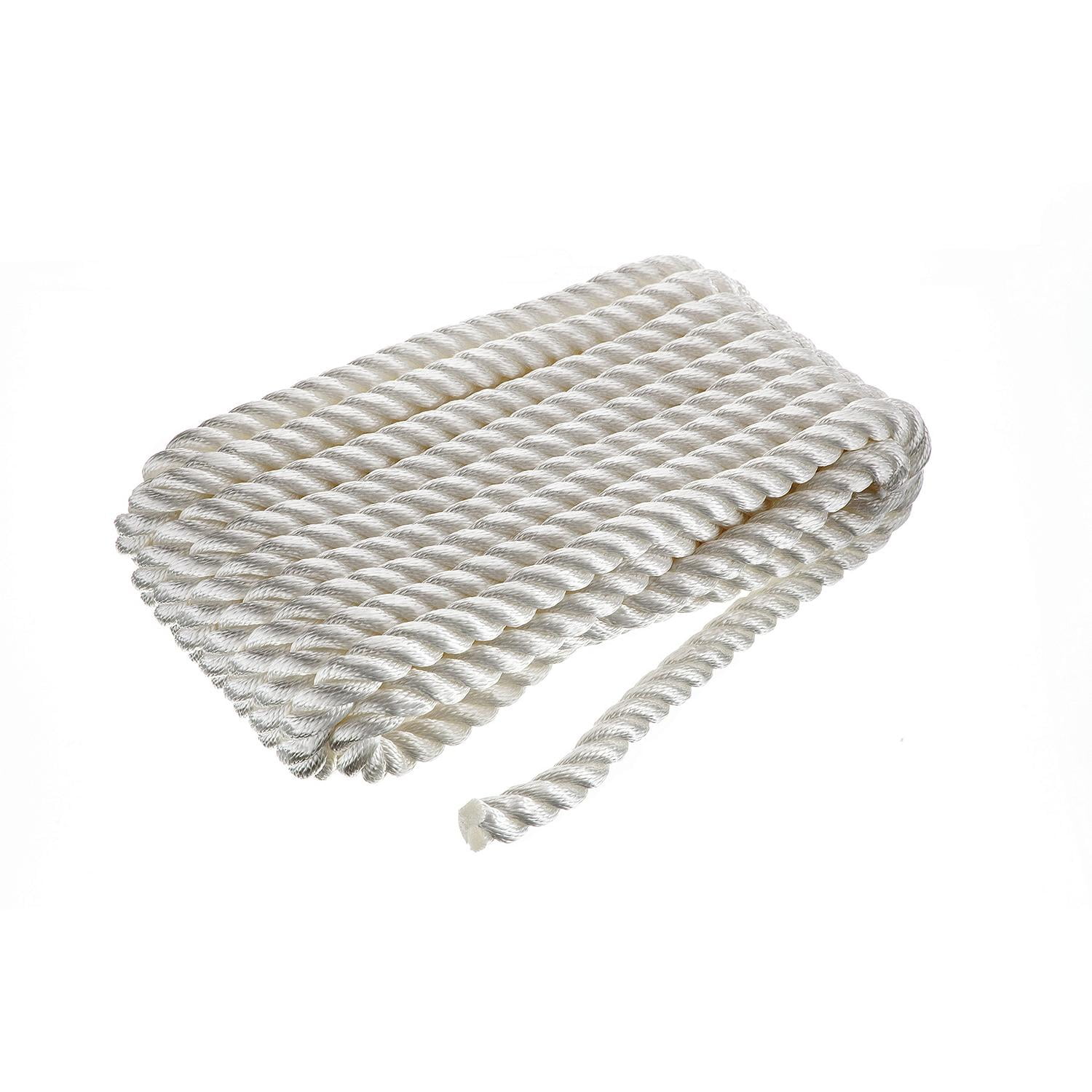 Seachoice 42641 High Quality Dock Rope for Boating - 3-Strand Twisted ...