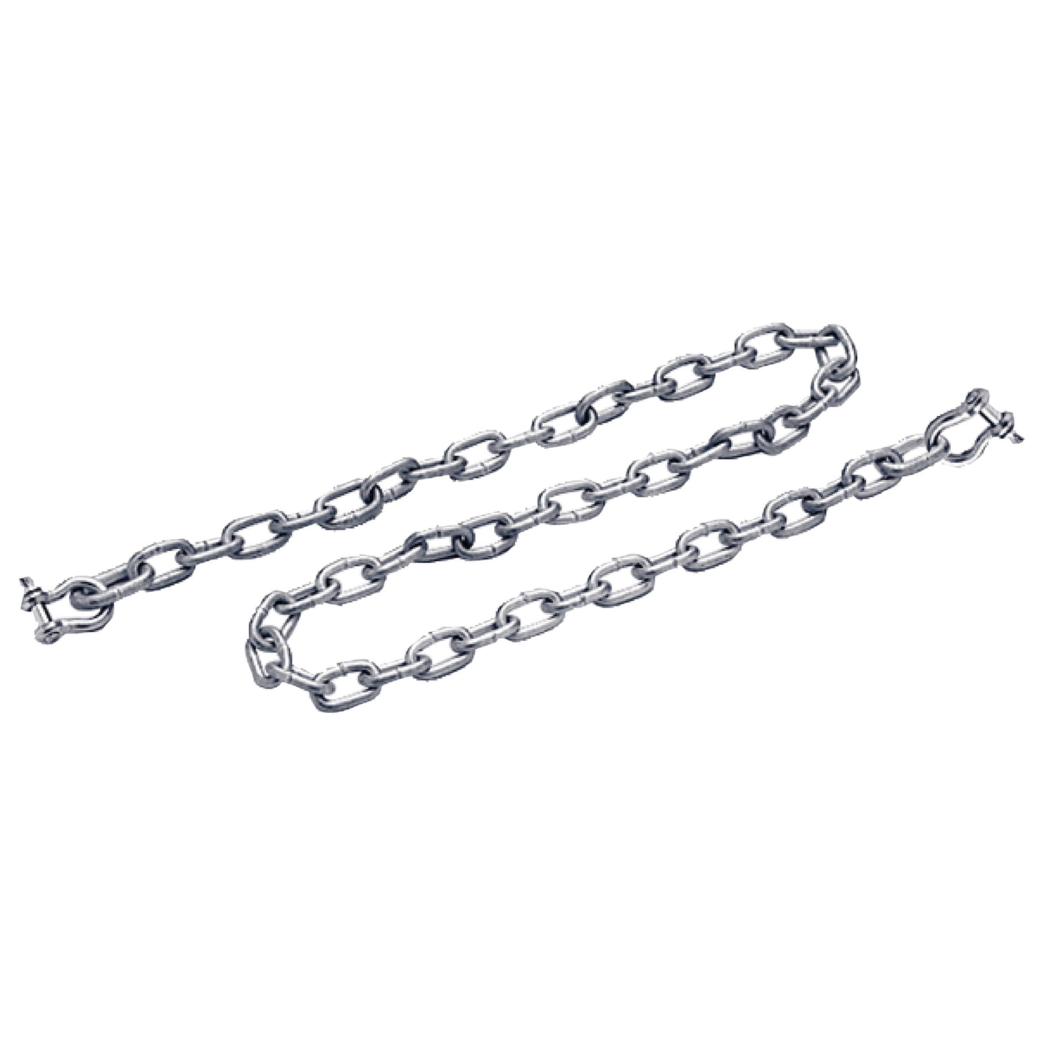 Seachoice Galvanized Anchor Chain with Shackles for Boats Size 16' - 32 ...