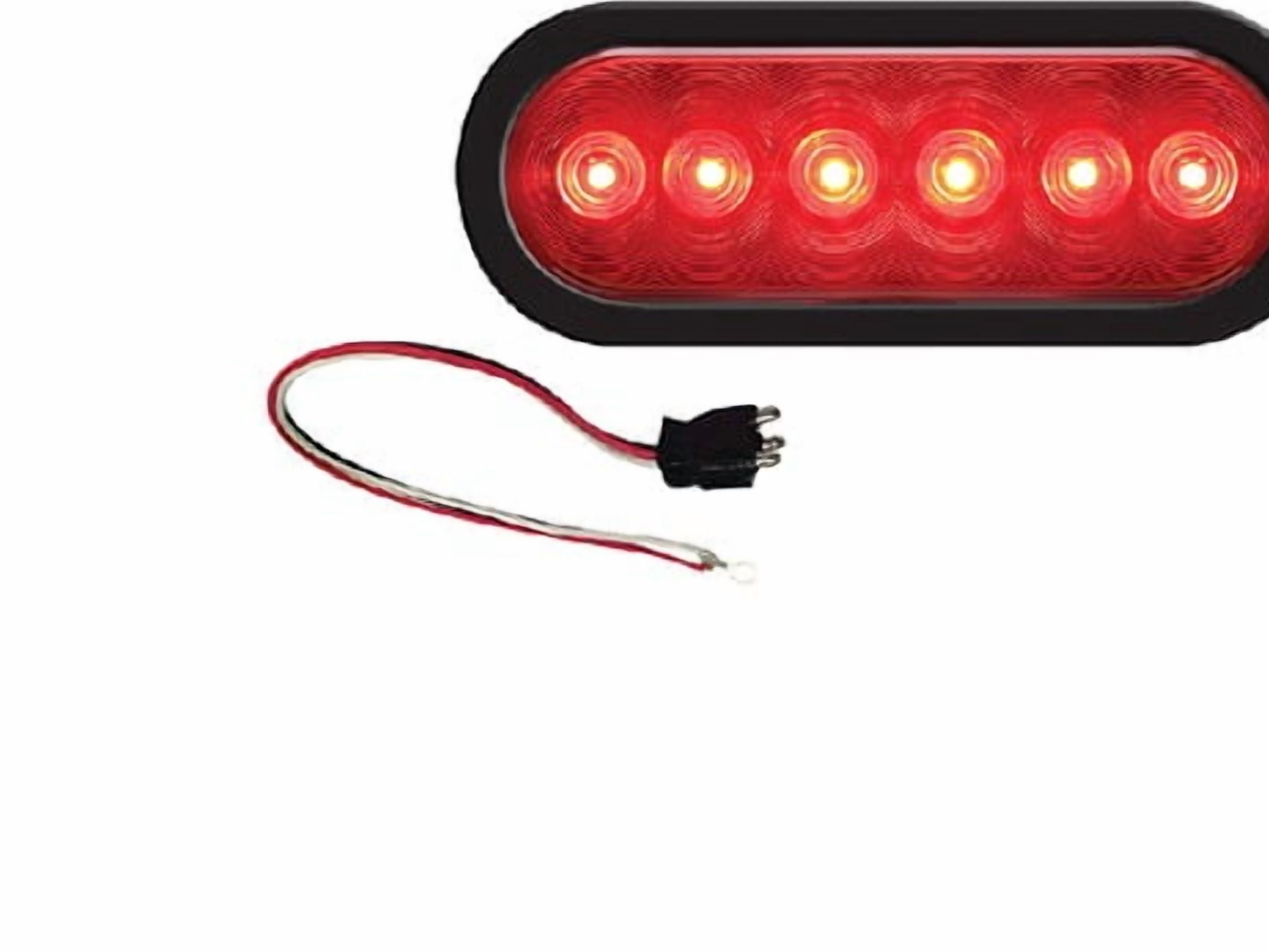 Seachoice 52831 LED 6" Oval Sealed Tail Light Kit For Flush Mount ...