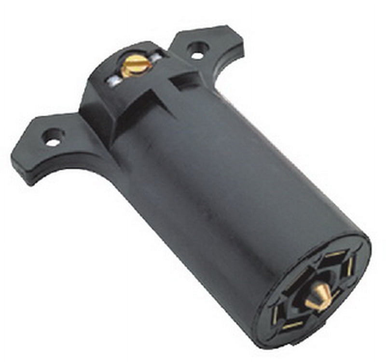 Seachoice 57891 7-Way Round RV Style Trailer Connector, Trailer Side ...