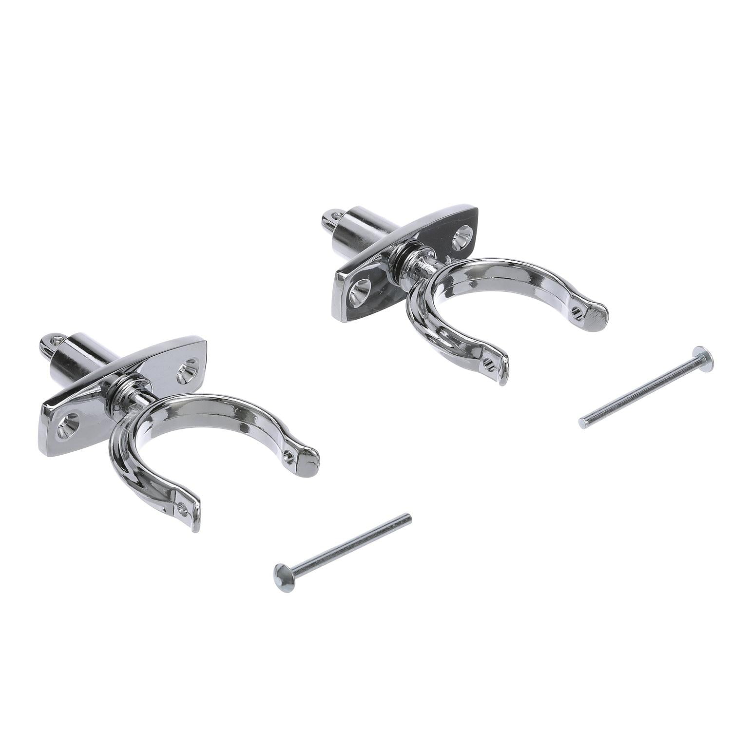 Seachoice 70401 Top-Mount Rowlock Set, Chrome-Plated Zinc, Includes 2 ...