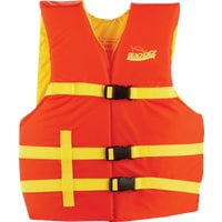 Seachoice 86230 Deluxe General Purpose Life Vest Orange/Yellow, Adult ...