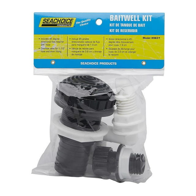Seachoice 89631 Boat Baitwell Kit Large - Walmart.com