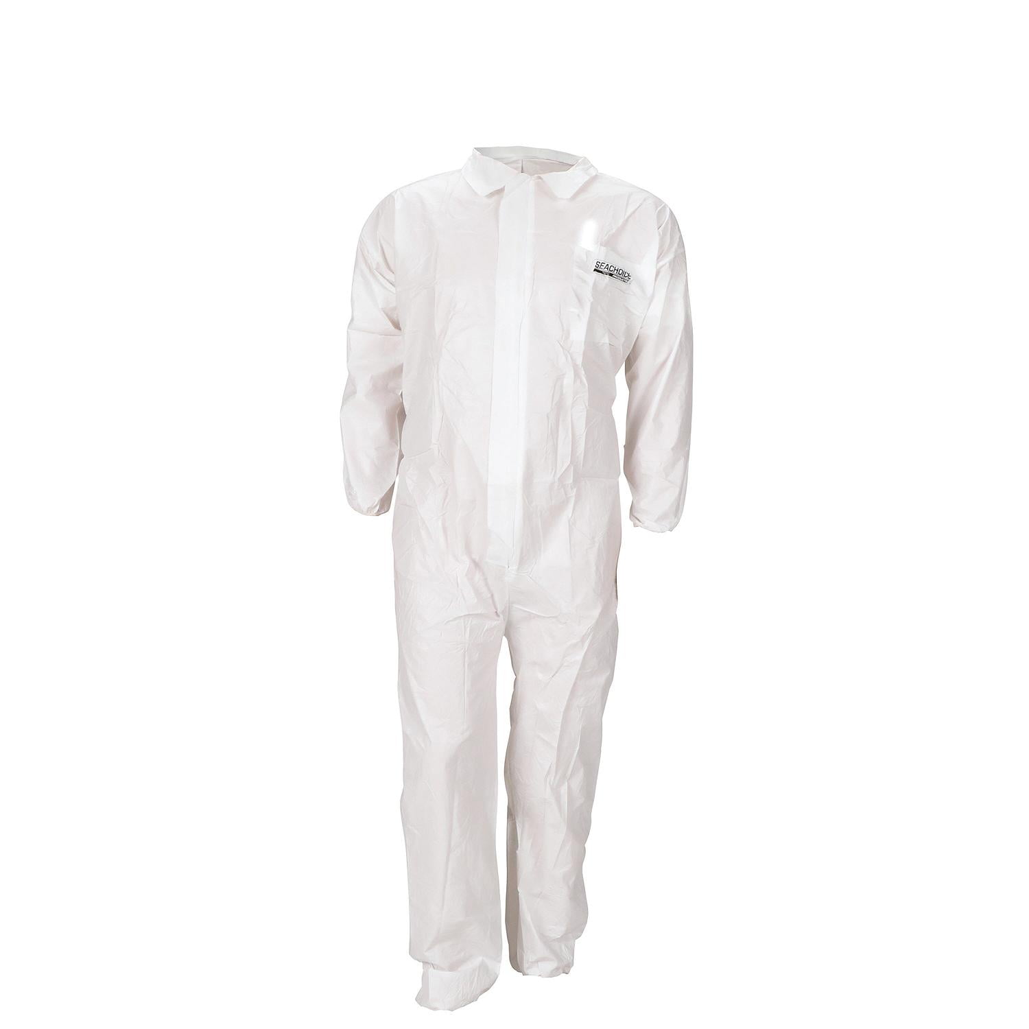 Seachoice 93181 Microporous Coveralls – White – Disposable – Size XL ...