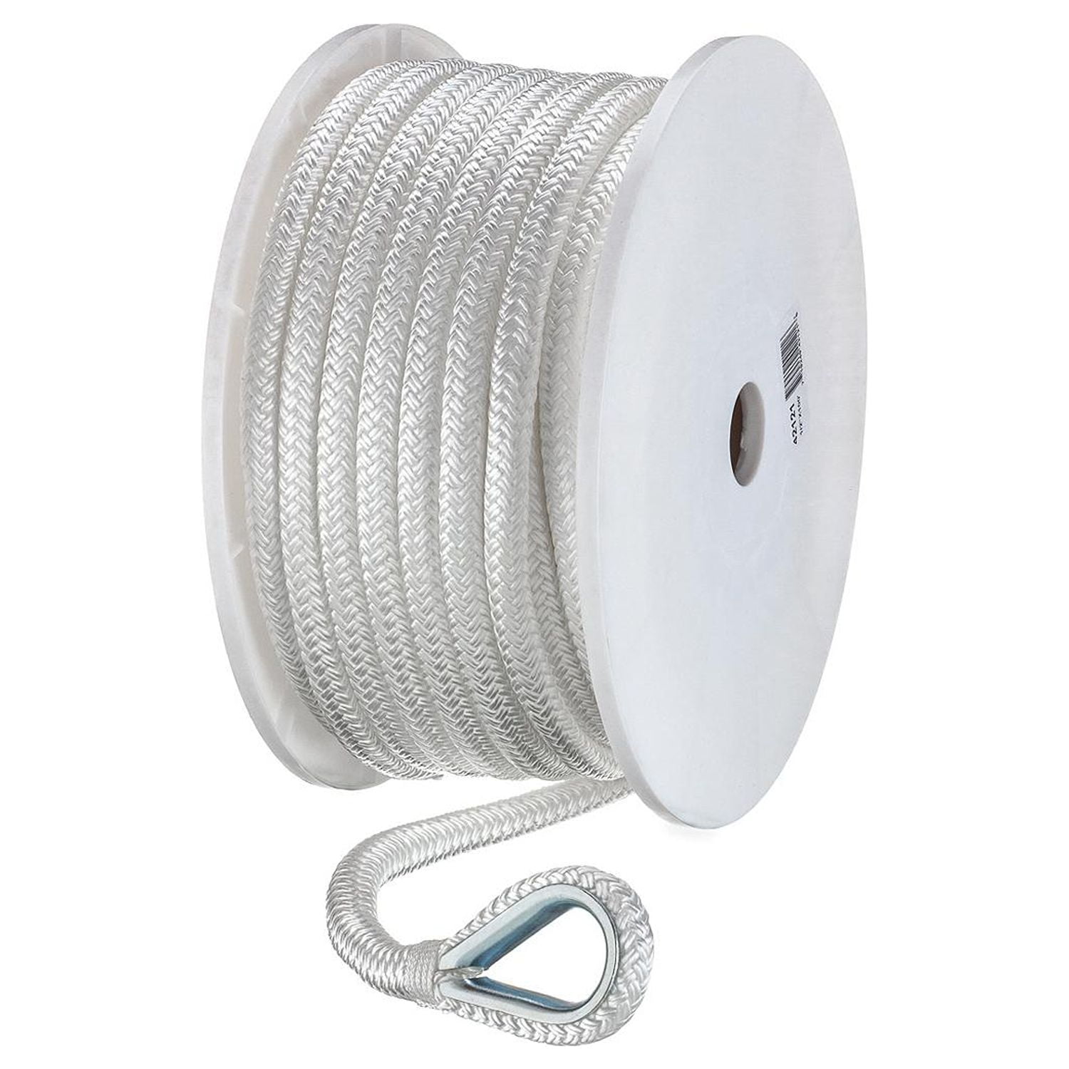 Seachoice Boat Anchor Rope, Double-Braid, Nylon, Achor Line, 1/2 In. X ...