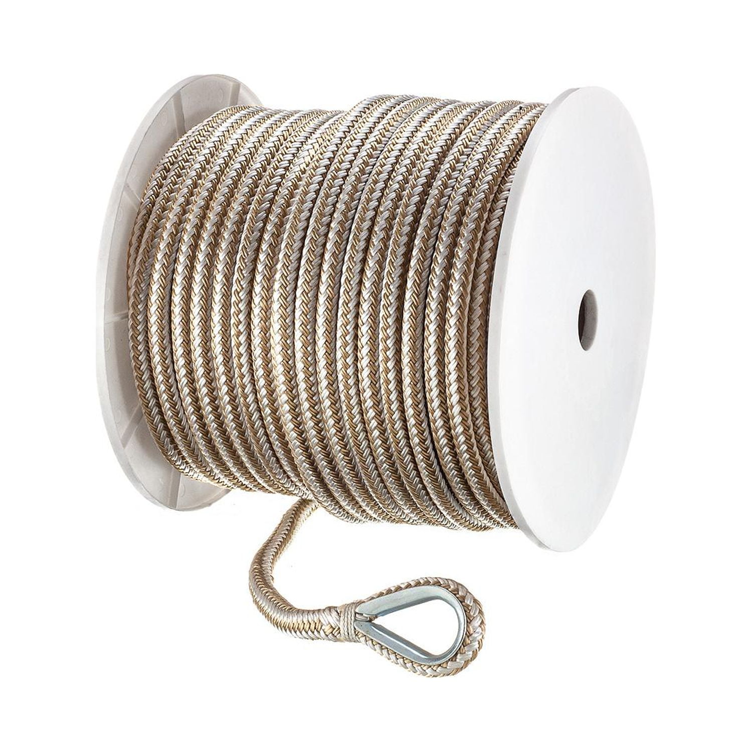 Seachoice Boat Anchor Rope, Double-Braid, Nylon, Achor Line, 1/2 In. X ...