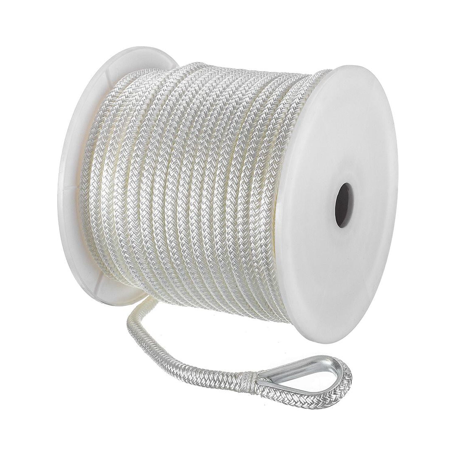 Seachoice Boat Anchor Rope, Double-Braid, Nylon, Achor Line, 3/8 In. X ...