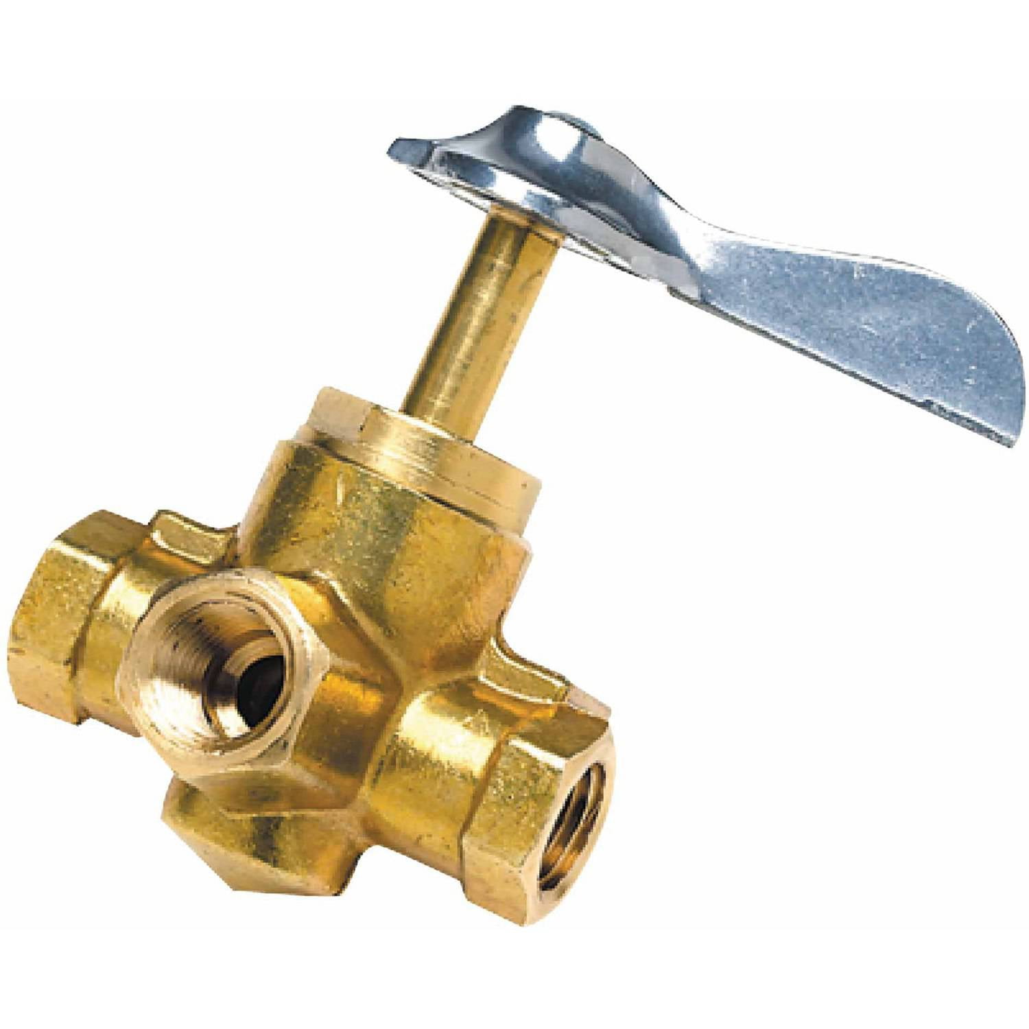 Seachoice Brass 3-Way Fuel Line Valve - Walmart.com