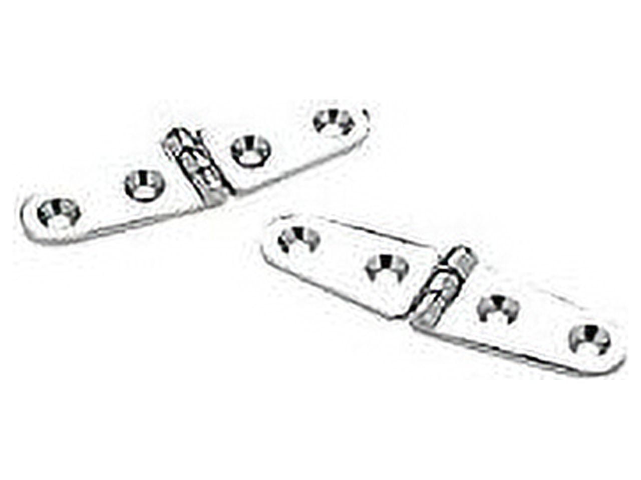 Seachoice Chrome Plated Brass Strap Hinges, 1 Pair - Walmart.com