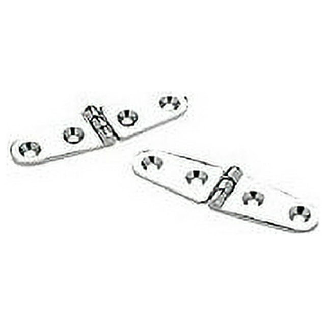 Seachoice Chrome Plated Brass Strap Hinges, 1 Pair - Walmart.com