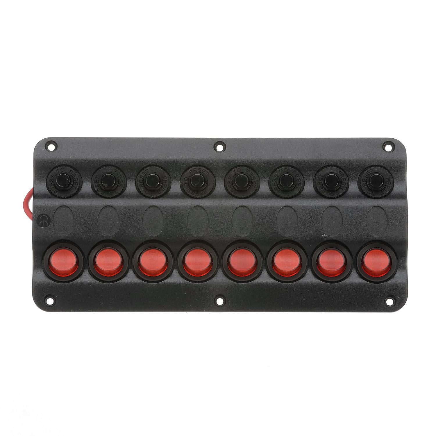Seachoice Led 8 Gang Circuit Breaker Panel 12341 - Walmart.com