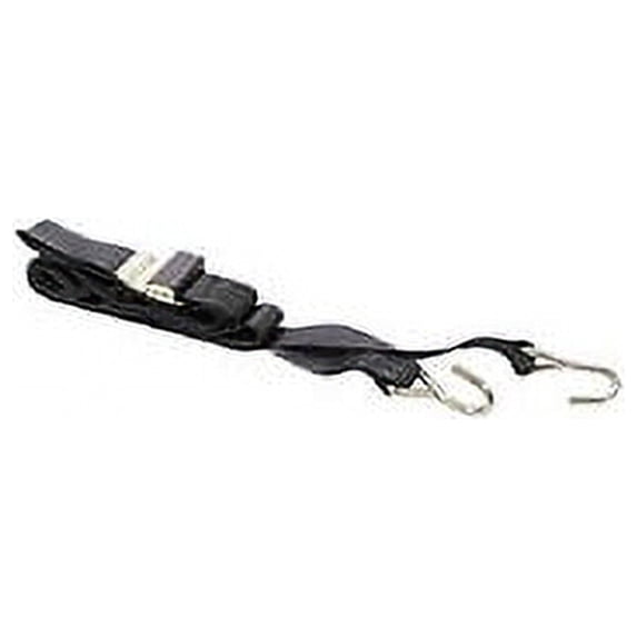 Seachoice Premium Gunwale Trailer Tie Down Strap, 2" Wide, Black ...