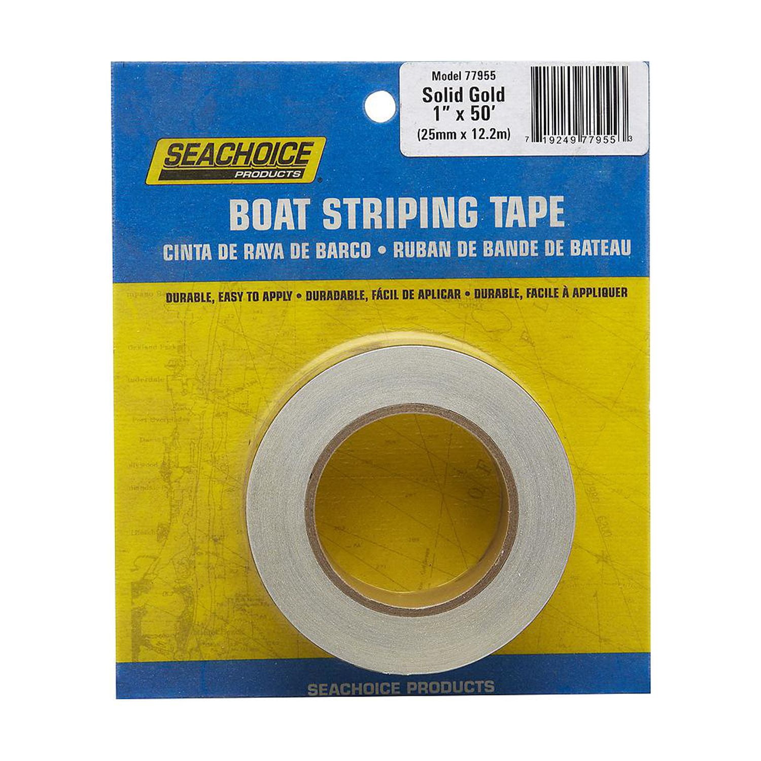 Seachoice Self-Adhesive Boat Striping Tape, 3 Mil Vinyl, 1 in. x50 ...