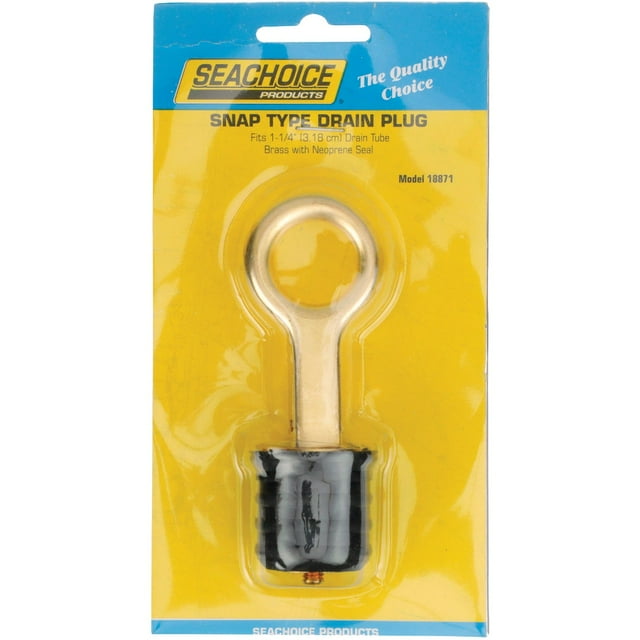 Seachoice Snap-Lock Brass Drain Plug 1-1/4" - Walmart.com