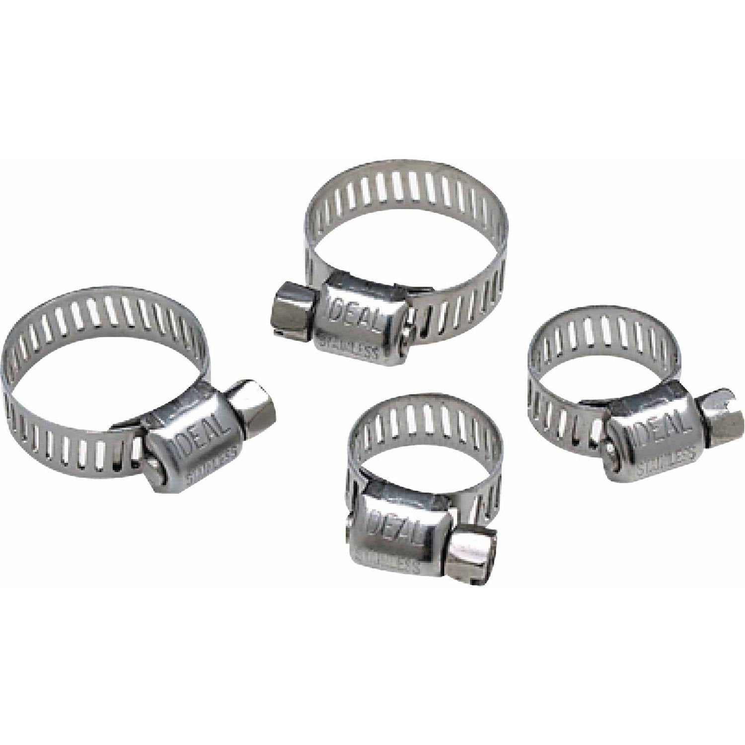 Seachoice Stainless Steel Hose Clamp Set, 7/32-5/8" and 7/16-25/32 ...