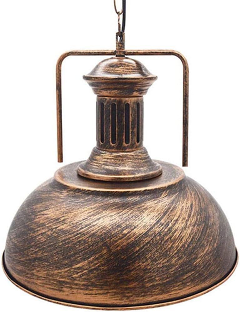 Seacoi Retro Metal Pendant Light for Kitchen Island, Vintage Rustic ...