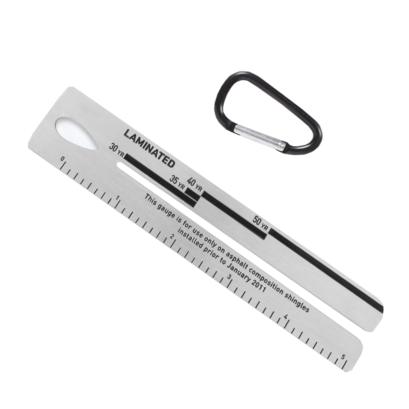 Seacses Upgraded 4/09 Shingle Gauge, Roof Pitch Gauge, Stainless Steel ...