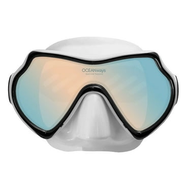 Hydro-Swim SeaClear Vista Snorkeling Mask, White - Walmart.com