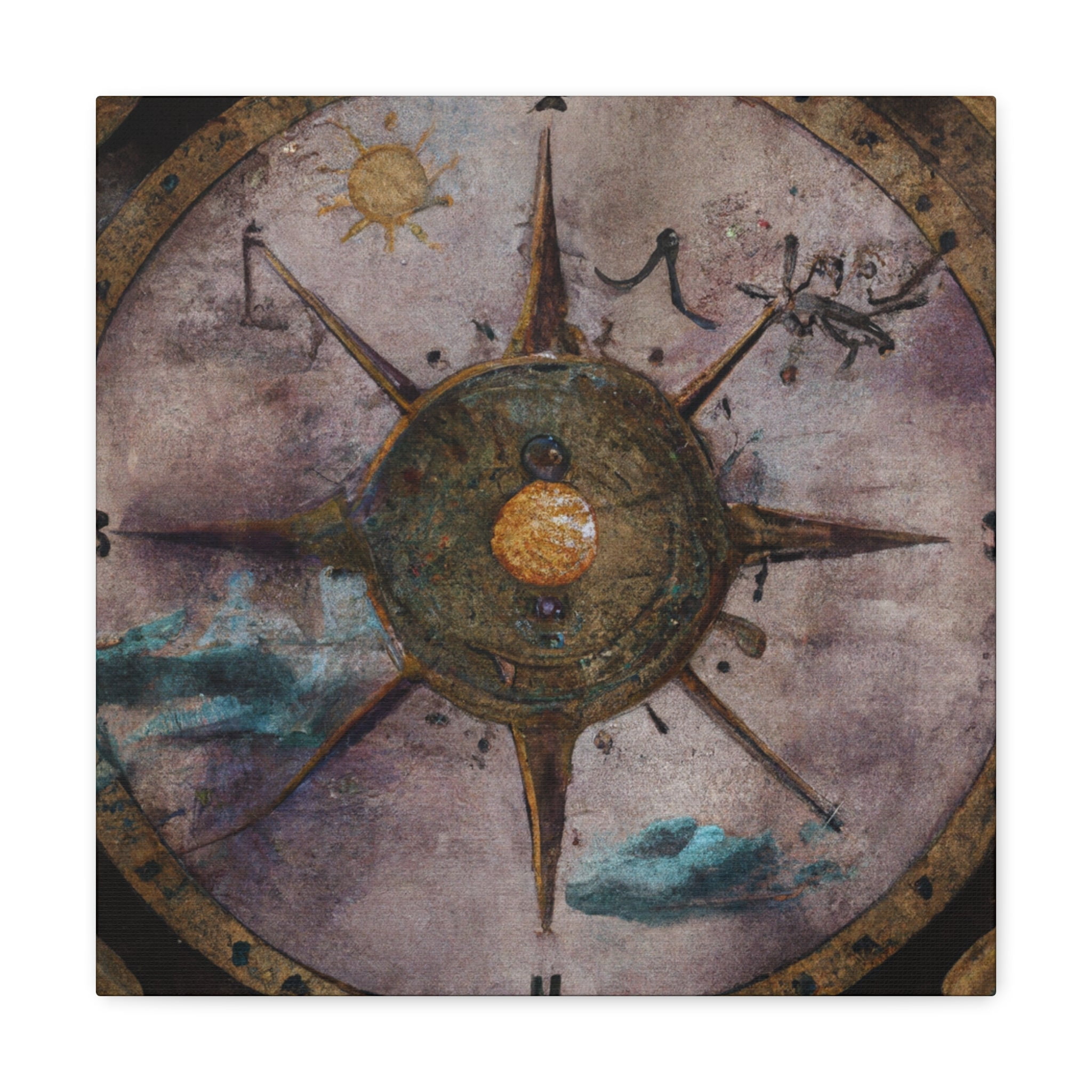 "Seafaring Chart of Old" - Canvas - Walmart.com