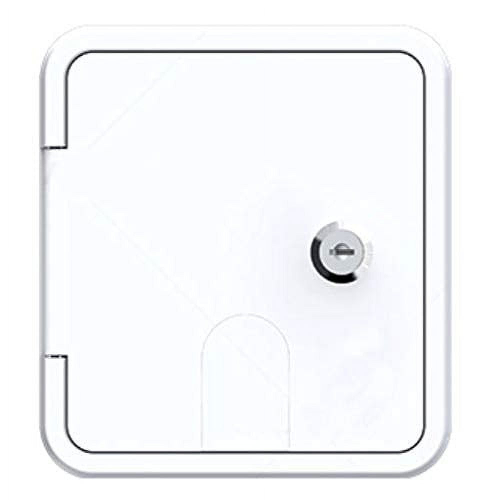 Seaflo Low Profile Square Cable Hatch 6" x 6.5" White RV Camper ...