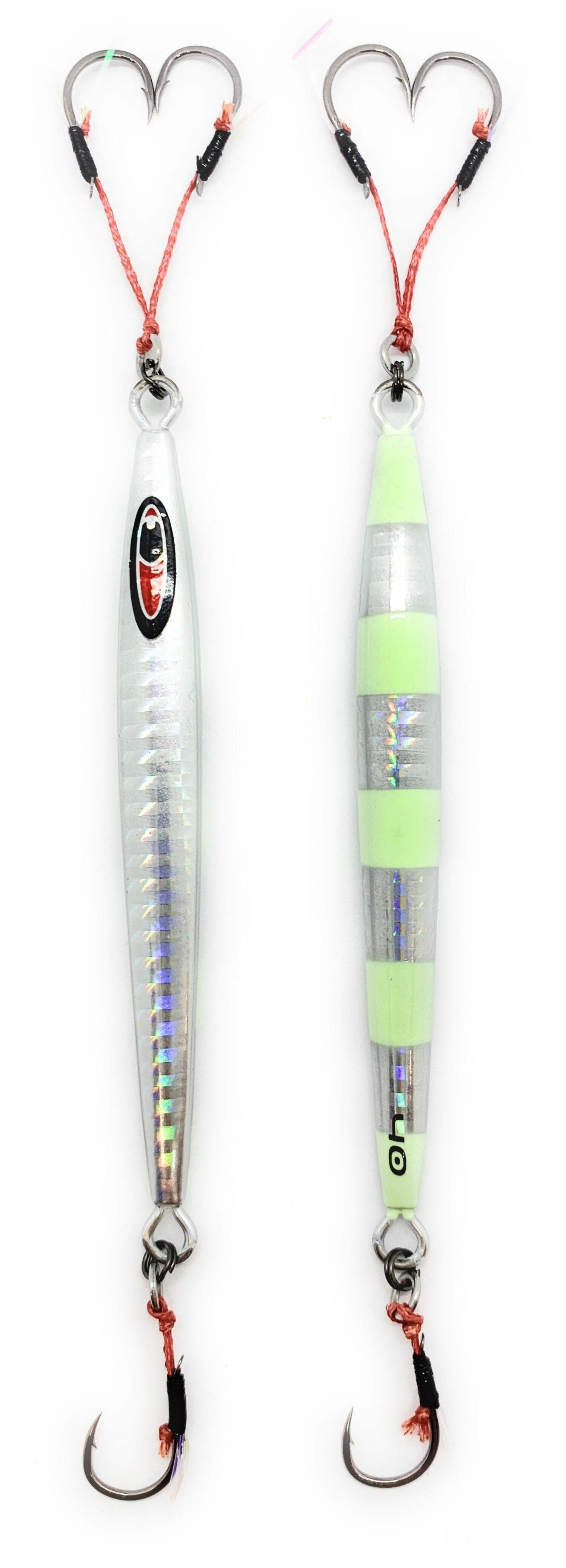 Seafloor Control Tiny Oblique Lightweight Metal Jig with Assist Hooks ...