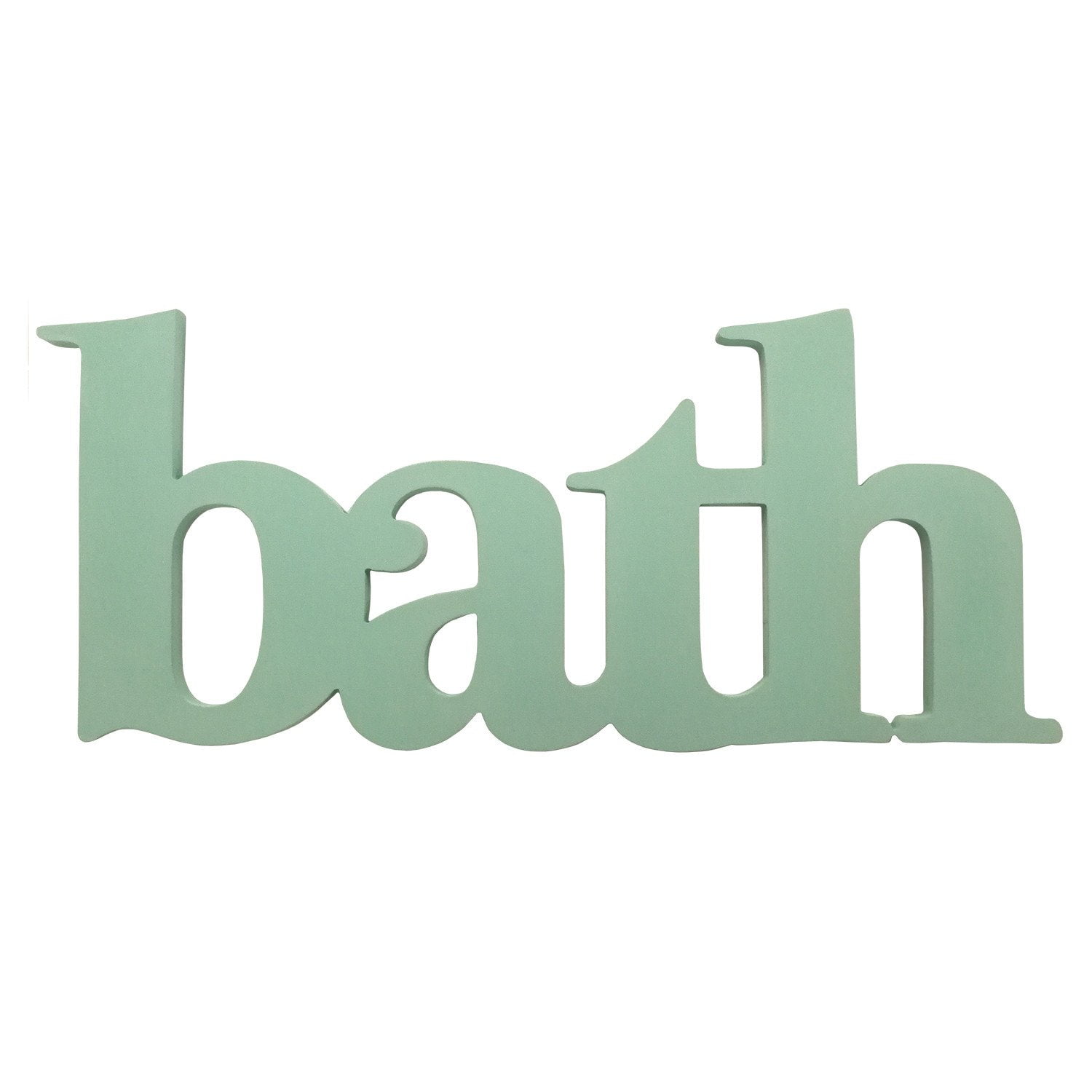 Seafoam Green Bath Word Wall Decor - Walmart.com