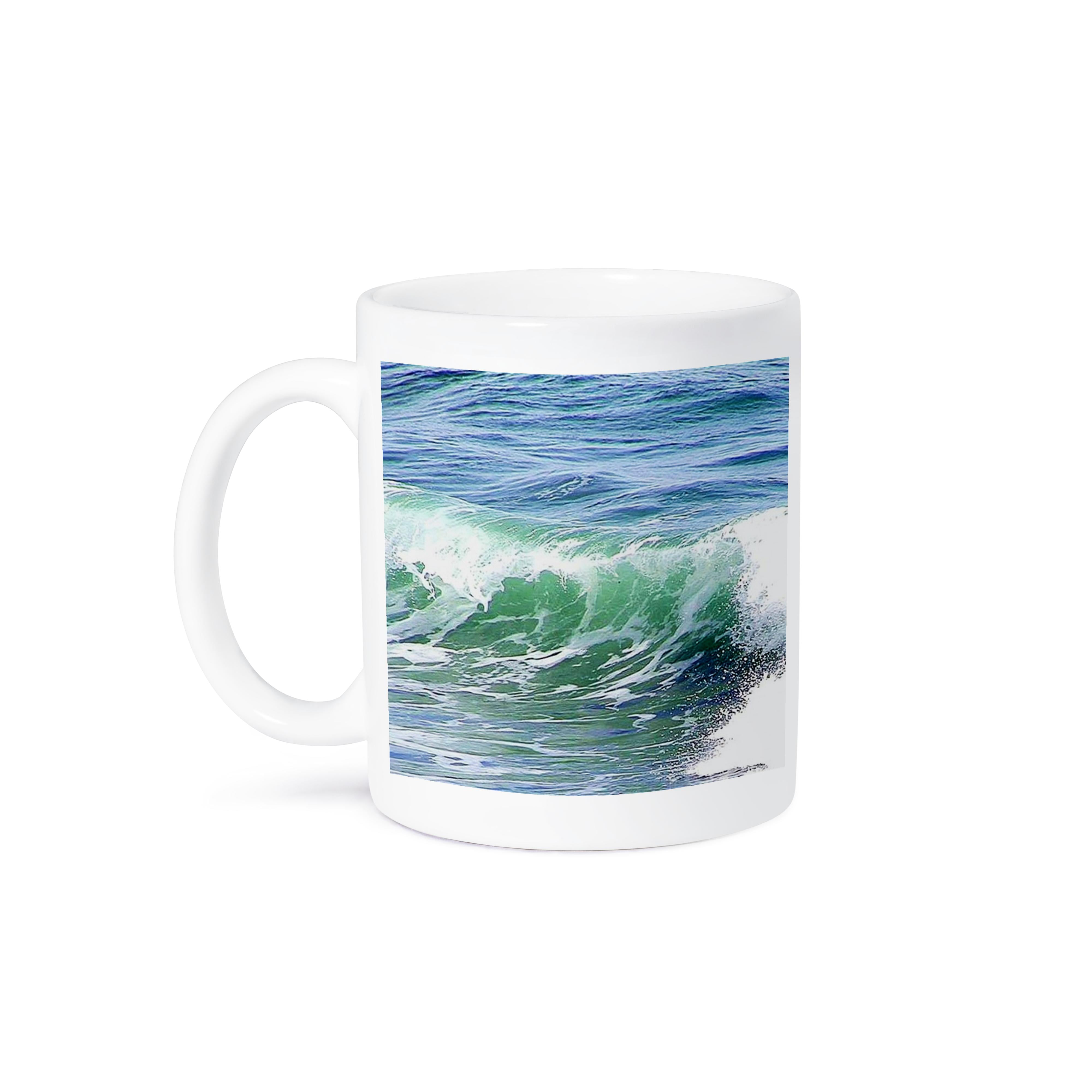 Seafoam Green N Blue Waves N Water, 15oz Mug - Walmart.com