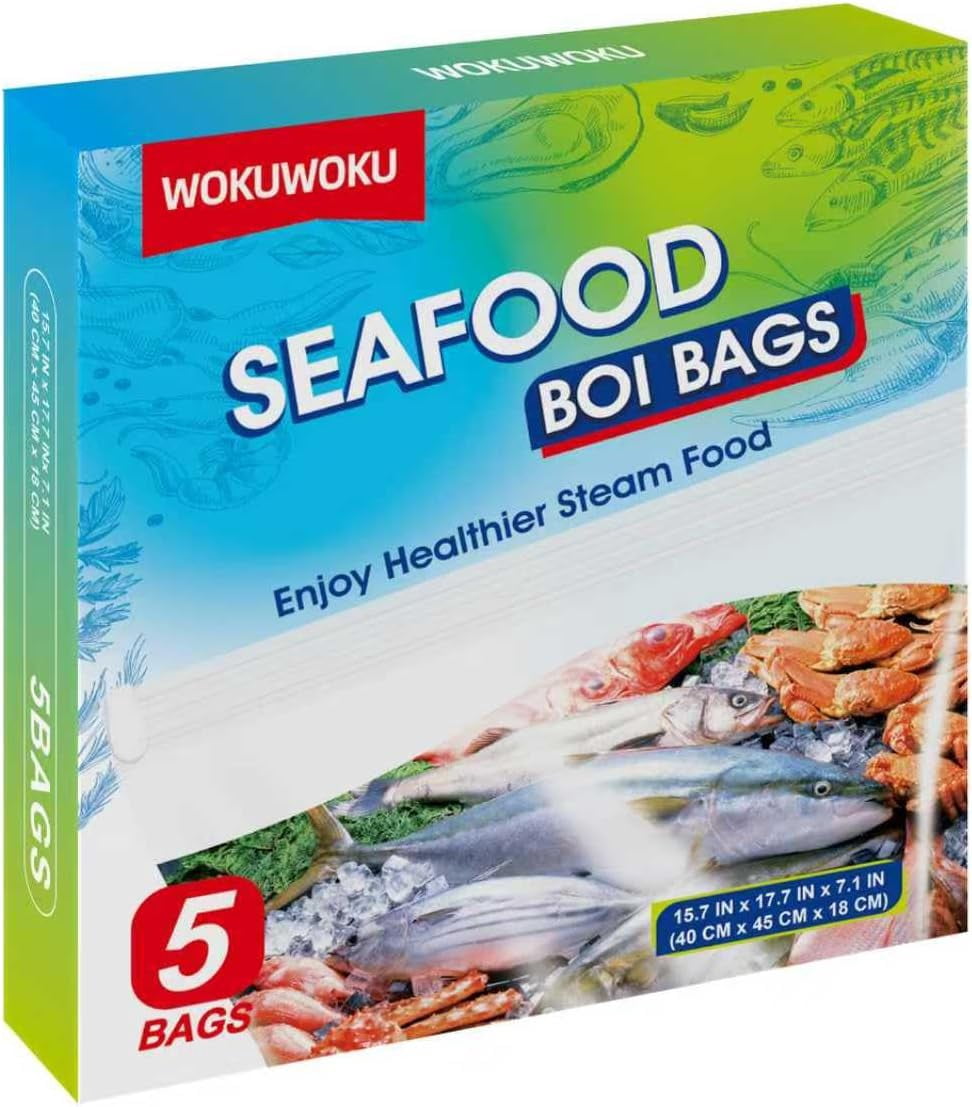 Seafood Boil Bags Large Size Boil Bag for Cooking Seafood, Fish, Crab ...