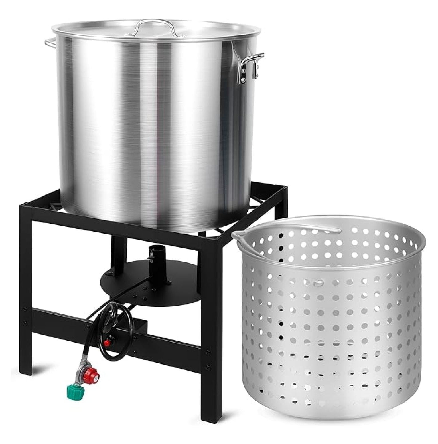 Seafood Boil Kit - 100QT Propane Burner Pot with Basket - Crawfish ...