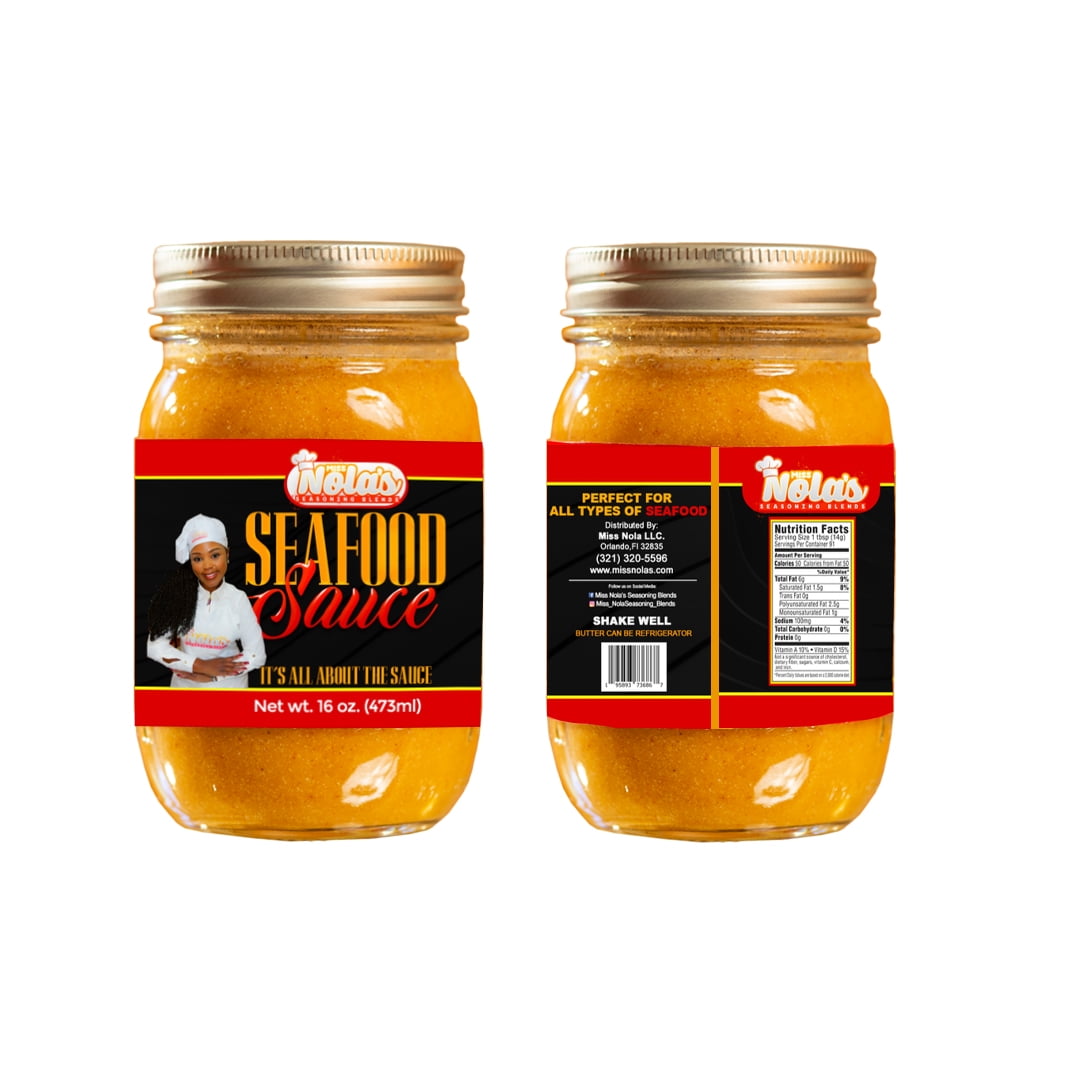 Miss Nola's 16oz Seafood Butter Dipping Sauce, Condiments - Walmart.com