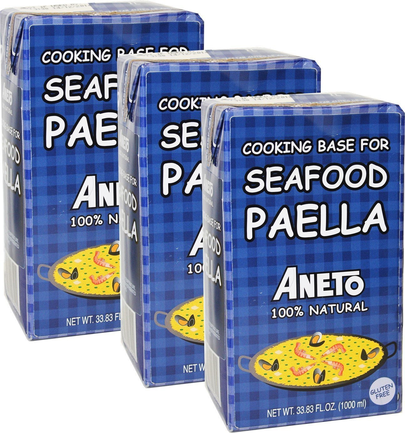 Seafood Paella Cooking Base Broth, 33.83 Fluid Ounce (3 Pack) - Walmart.com