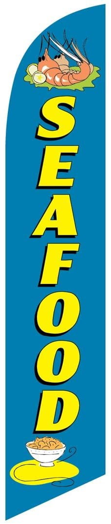 Seafood Replacement Feather Banner Flag for Restaurants - Walmart.com
