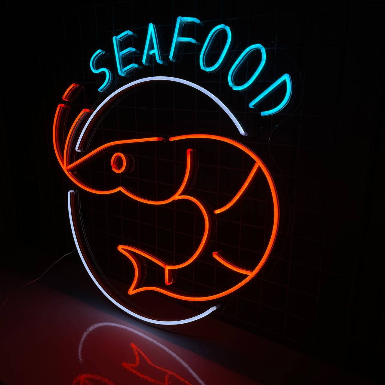 Seafood Restaurant Neon Signboard, Restaurant Decor - Walmart.com