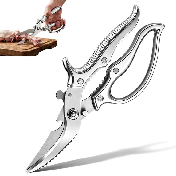Seafood Scissors Heavy Duty Multifunction Kitchen Shears Stainless ...
