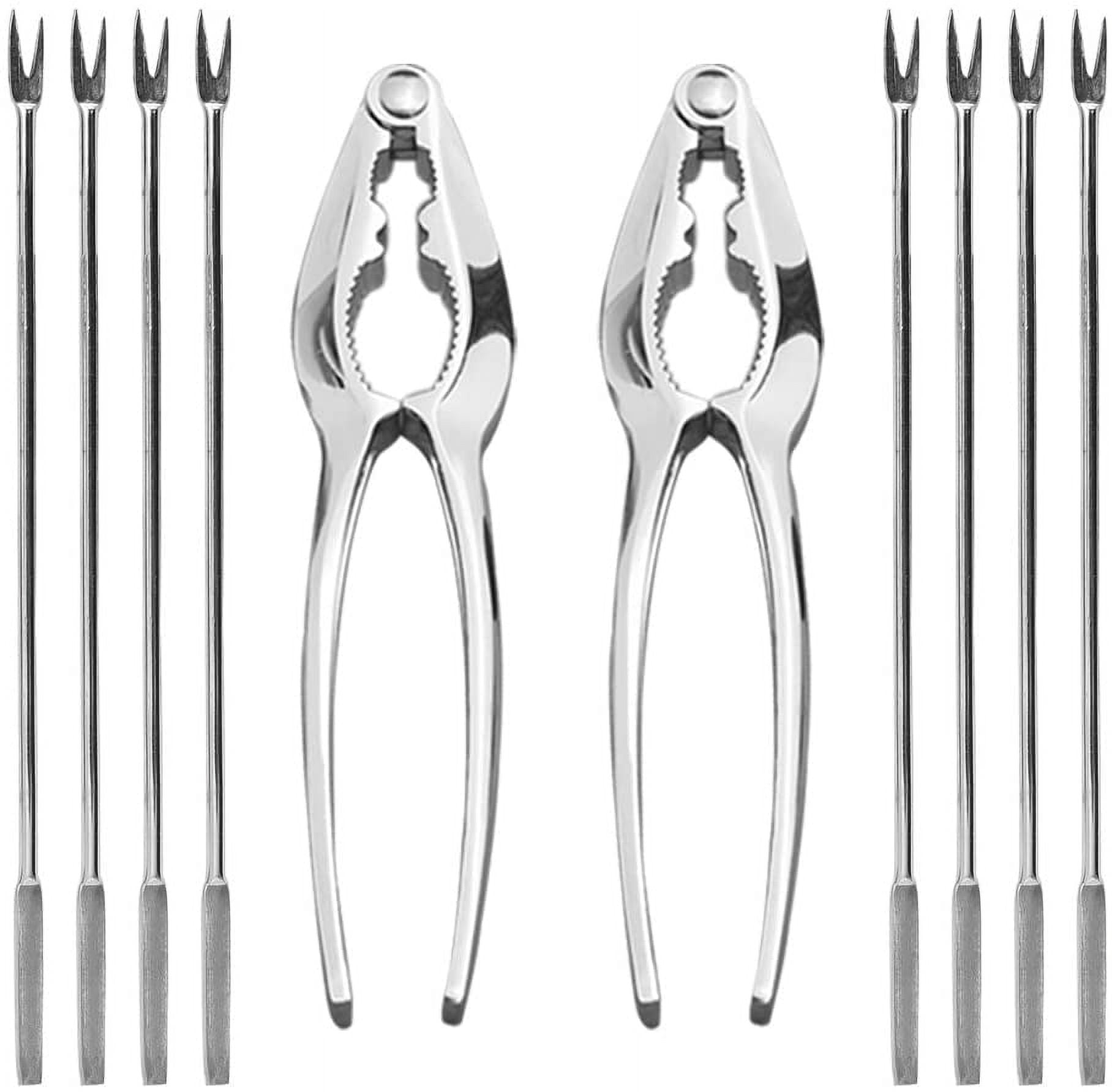 Seafood Tools Set Nut Crackers of 8 Pcs Seafood Opener Tool Set, 2 Pcs ...