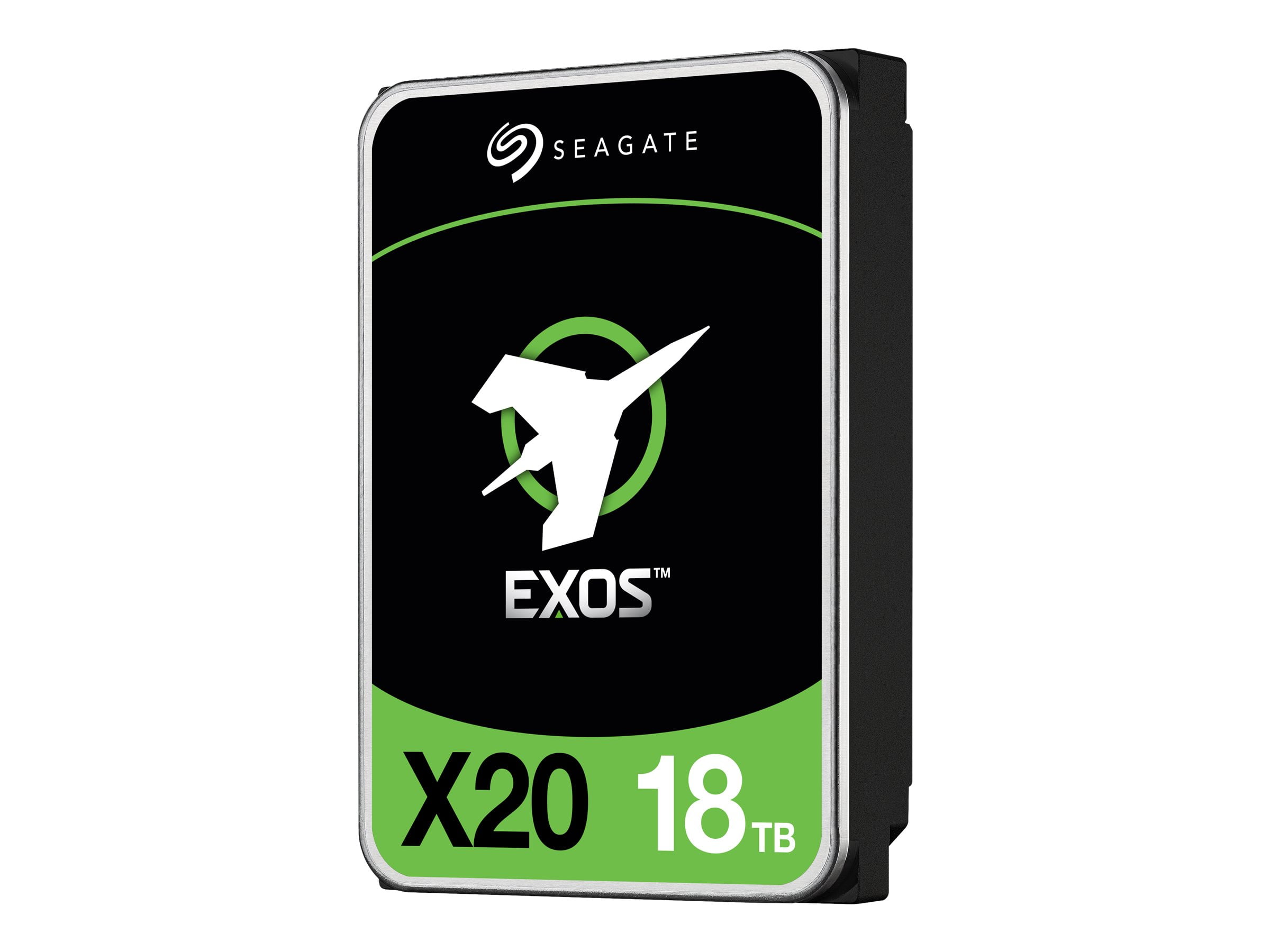 Seagate Exos X20 ST18000NM000D - Hard drive - 18 TB - internal - SAS ...