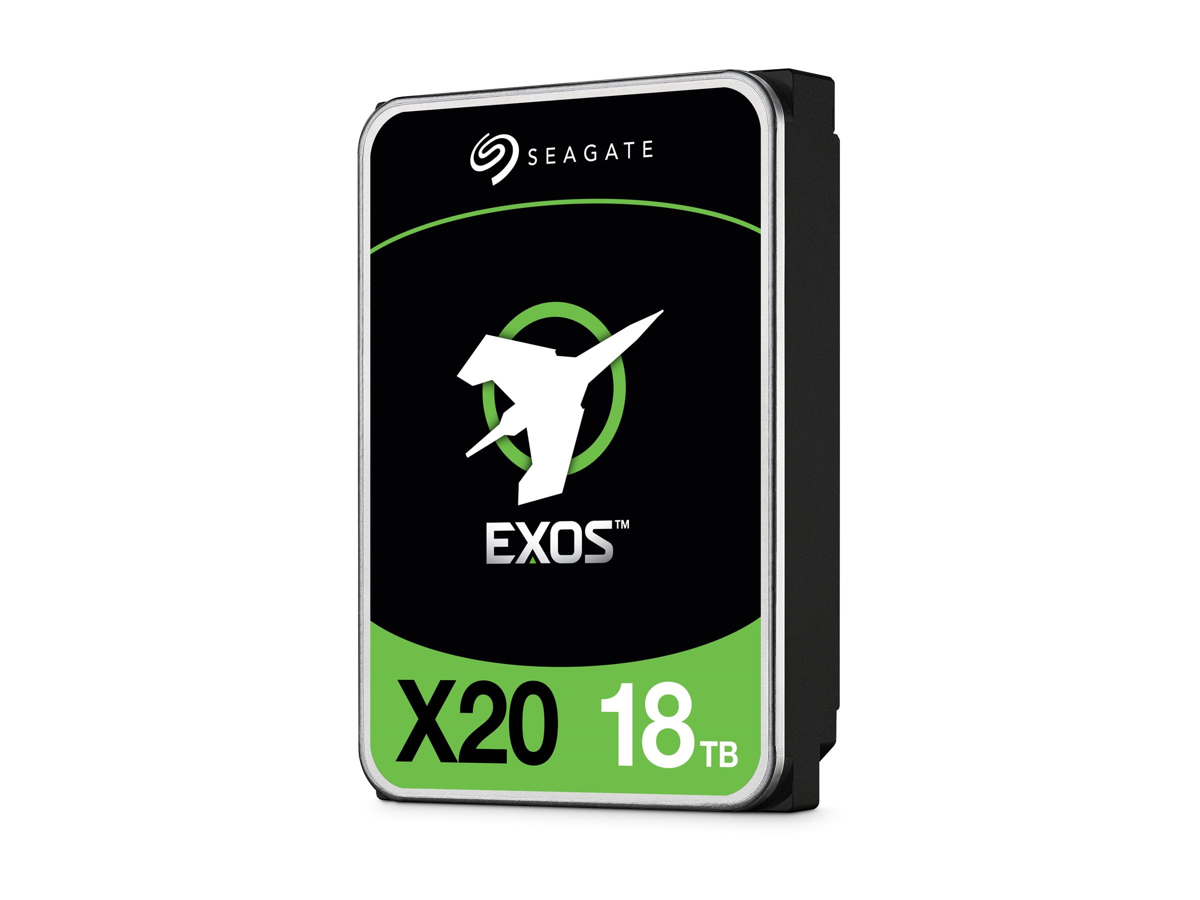 Seagate Exos X20 ST18000NM001D - Hard drive - encrypted - 18 TB - internal - SAS 12Gb/s - 7200 ...