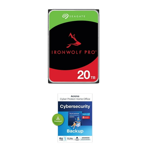 Seagate IronWolf Pro SATA III 20TB 3.5" Internal NAS Hard Drive, 7200 ...